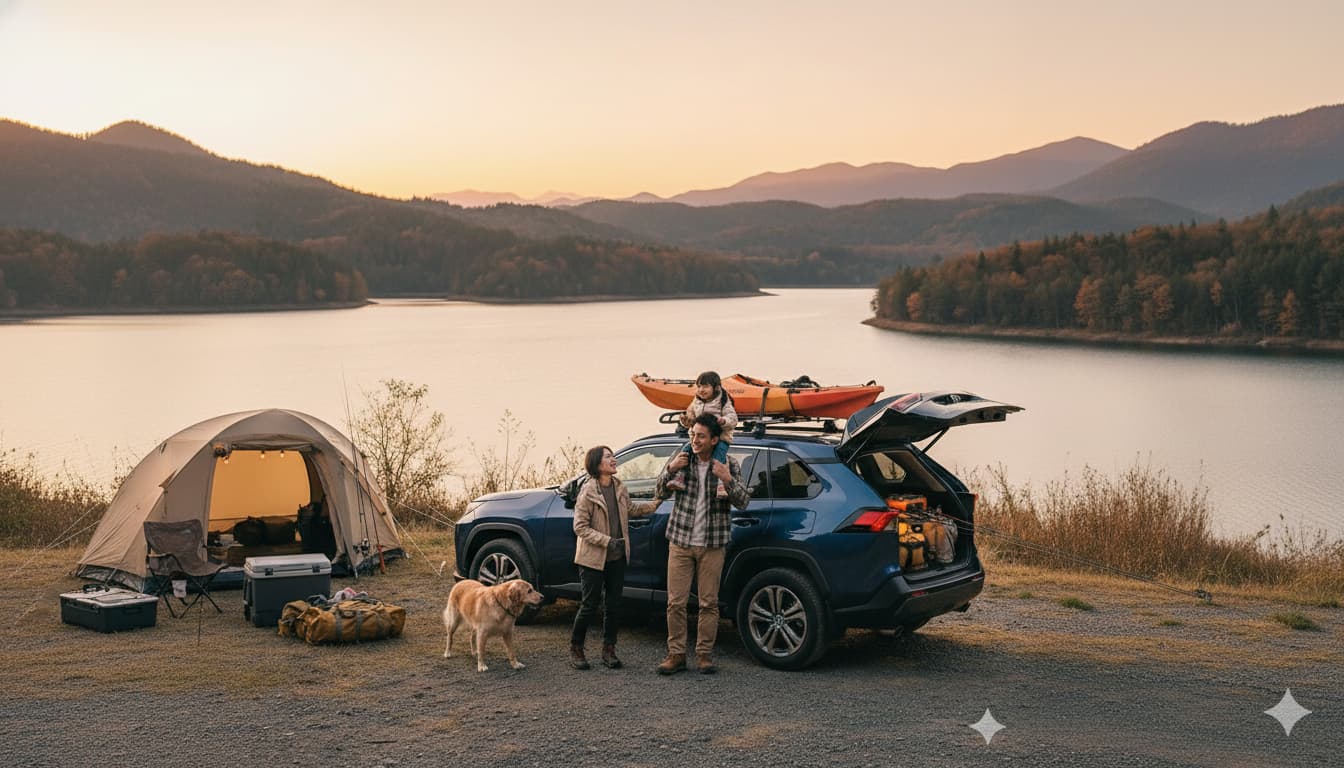 RAV4での車中泊を快適にするための必須アイテムとコツ - The SUV Edition